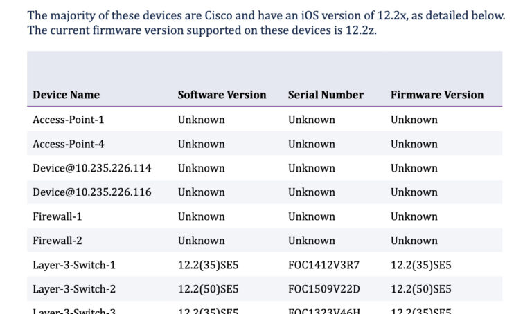 Network Assessment Report: A Step-by-Step Guide