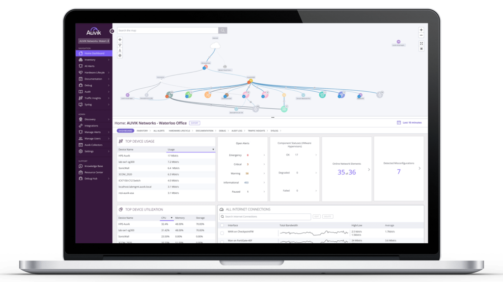 ManageEngine Alternatives - Auvik Network Management