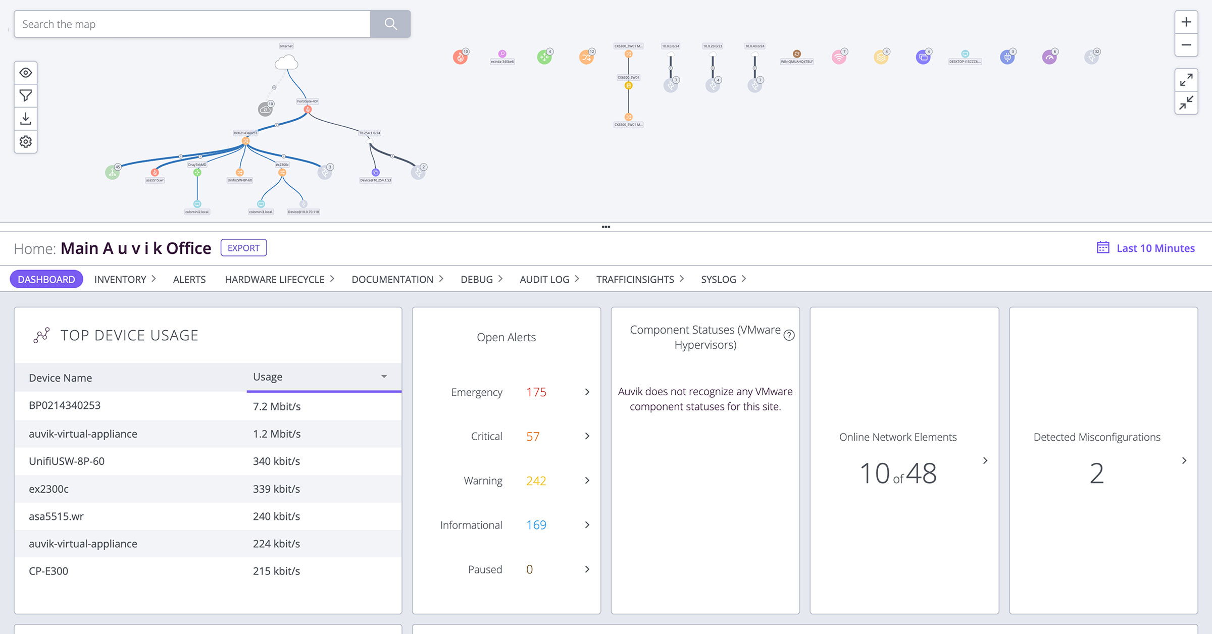 Visually Comprehensive Network Mapping Software | Auvik