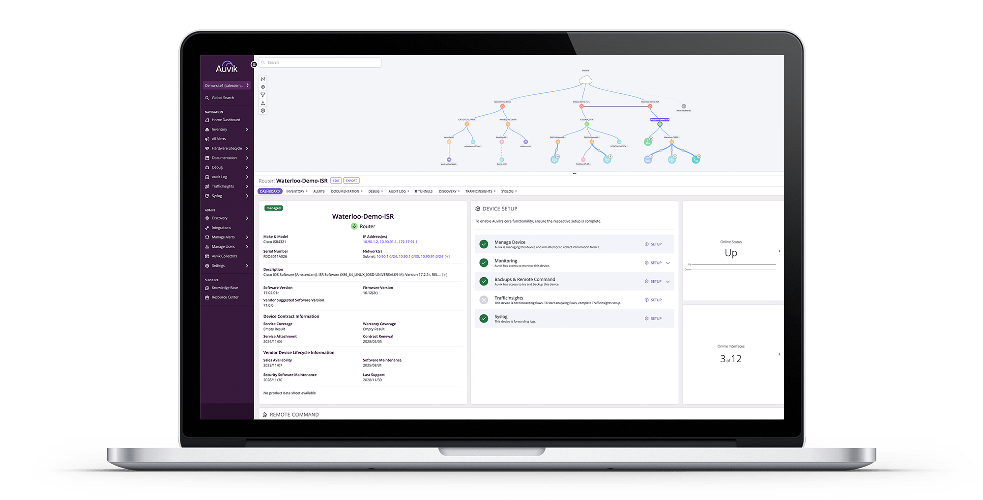 Efficient Network Automation Software | Auvik