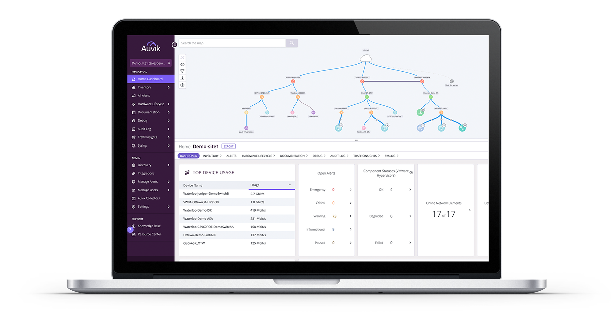 Automated Network Mapping | Auvik
